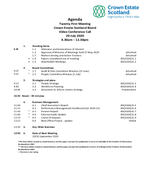 Fillable Online Matters Arising and Action Trackers Fax Email Print ...