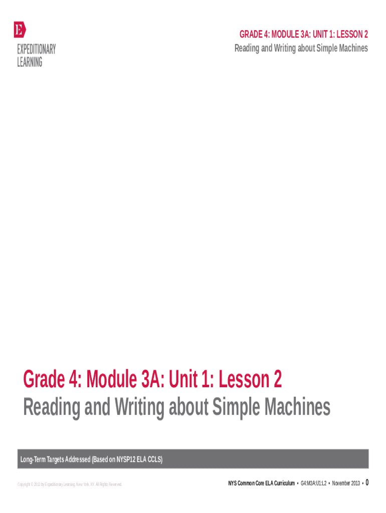 WLS Common Core ELA I can StatementsGrade 4 Doc Template | pdfFiller