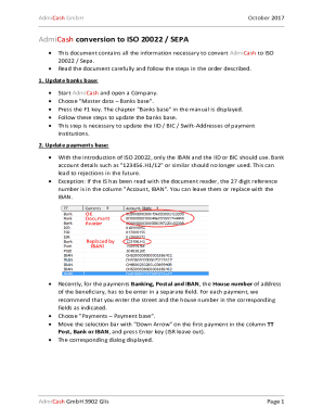 Fillable Online What is ISO 20022 and How is it Changing? Fax Email Print - pdfFiller