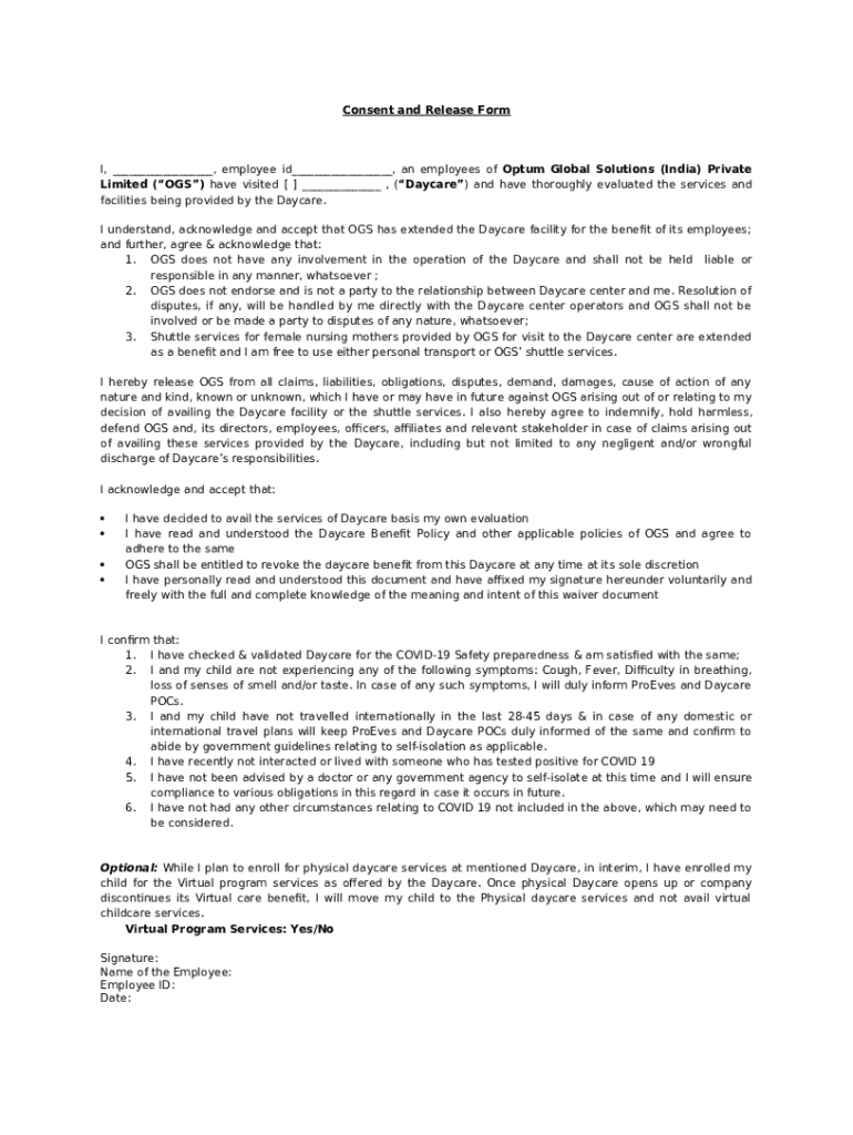 Optum Health Care Business Services & Technology Doc Template | pdfFiller