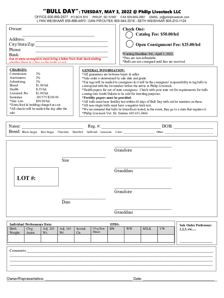 Fillable Online Philip Livestock Auction hosts a large crowd for the ...