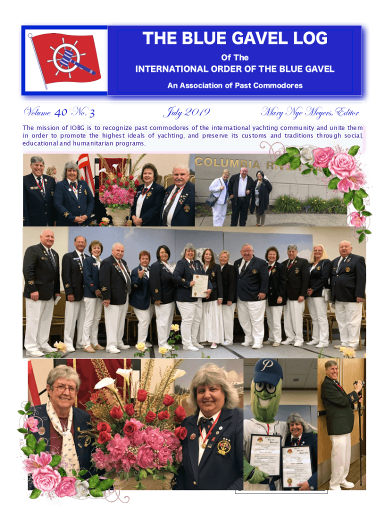 Fillable Online Welcome to the International Order of the Blue Gavel ...