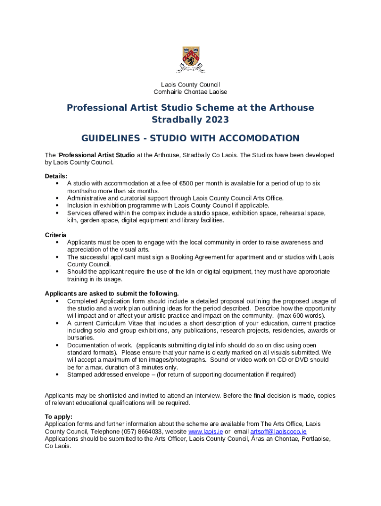 Criteria & Application 2023 Doc Template | pdfFiller