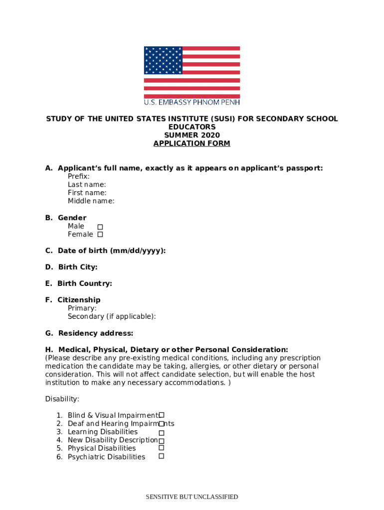 SUSI-for-Secondary-Educators-Application--2020. ... Doc Template ...