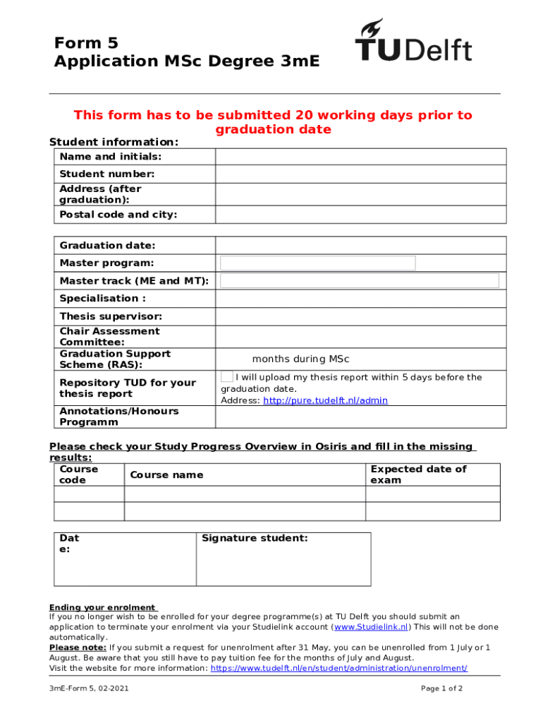 5 Application MSc Degree 3mE This ... - wbmt2 tudelft Doc Template ...