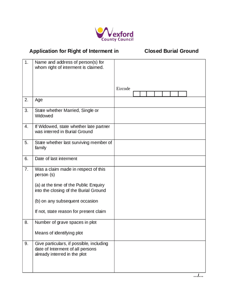 Section 711.039 - Rights of Interment in Plot, Tex. Health & ... Doc ...