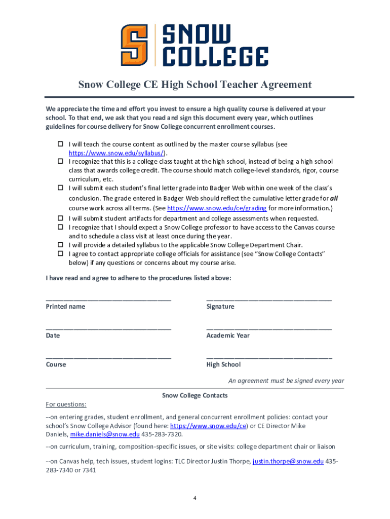 Fillable Online Concurrent Enrollment Faculty Handbook Fax Email Print - pdfFiller