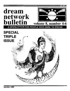 Fillable Online dream network bulletin Fax Email Print - pdfFiller