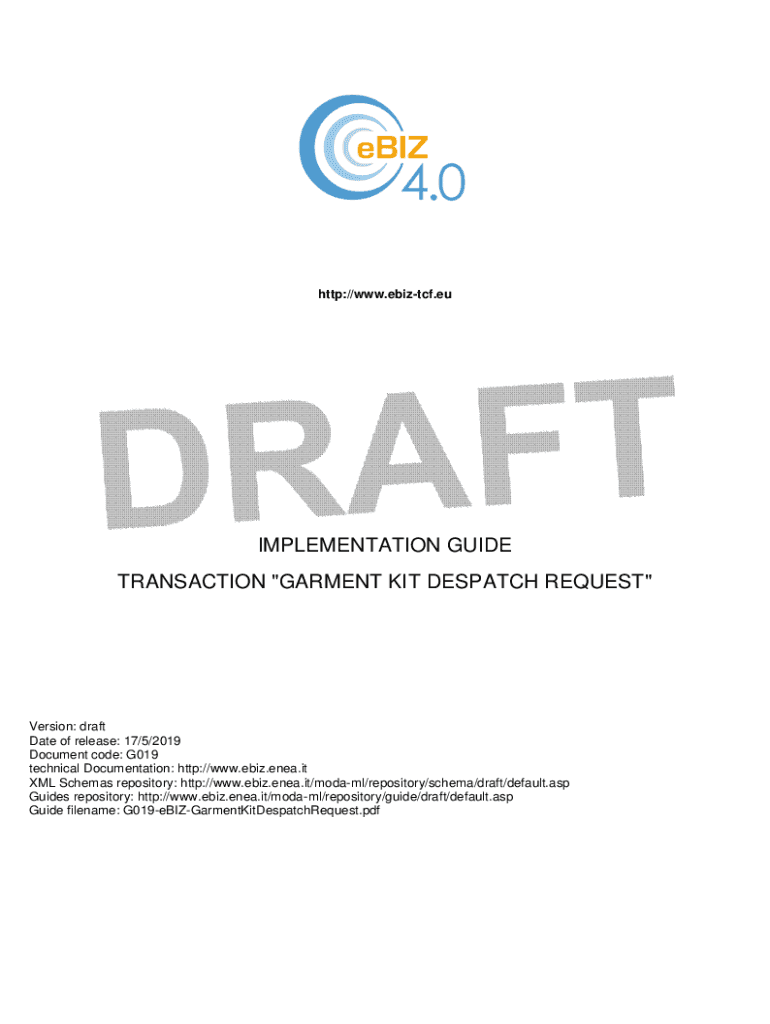 Fillable Online TRANSACTION "GARMENT KIT DESPATCH REQUEST" Fax Email Print - pdfFiller