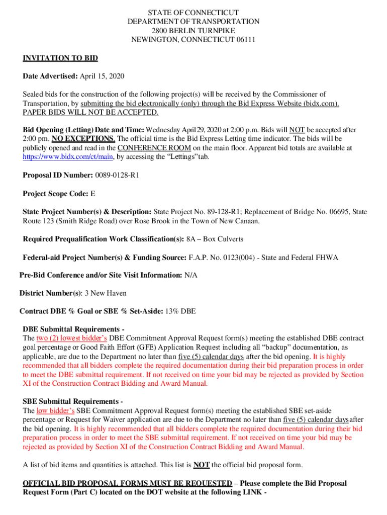 Fillable Online Ct Bids Reno, You may even be able to get a ...