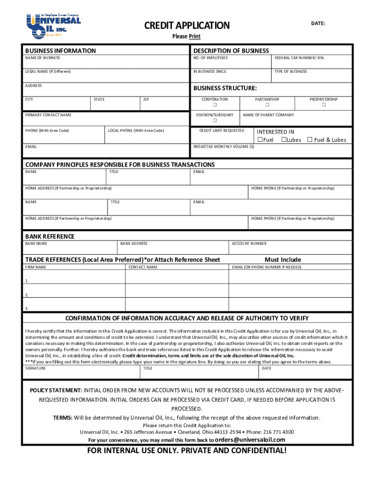 Fillable Online Applying for a Business Credit Card Using an EIN Fax ...