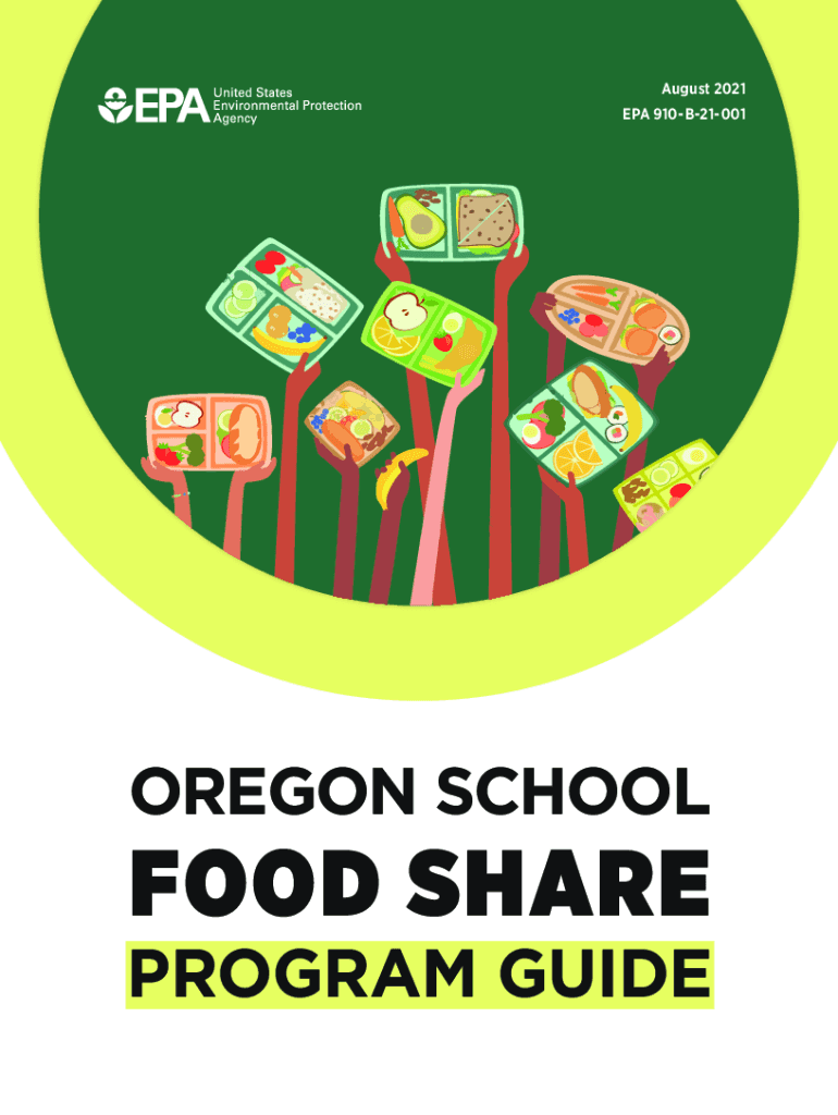 Fillable Online Oregon School Food Share Program Guide Fax Email Print ...