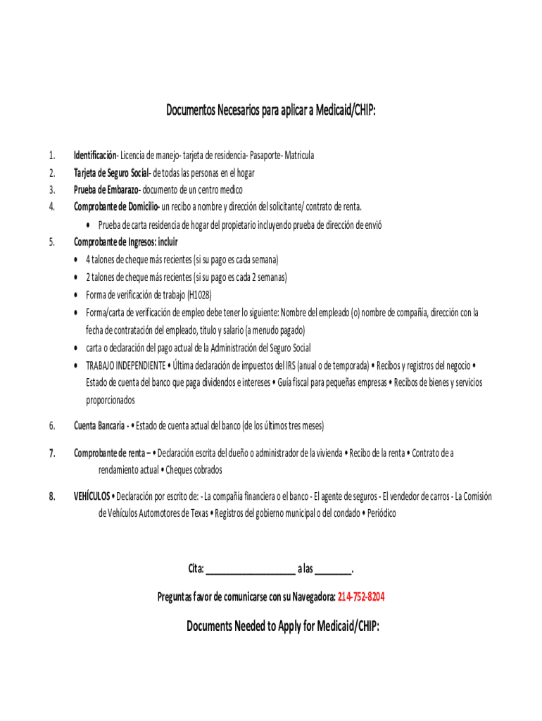 Completable En línea Programa Medicaid - Departamento de Salud de ...