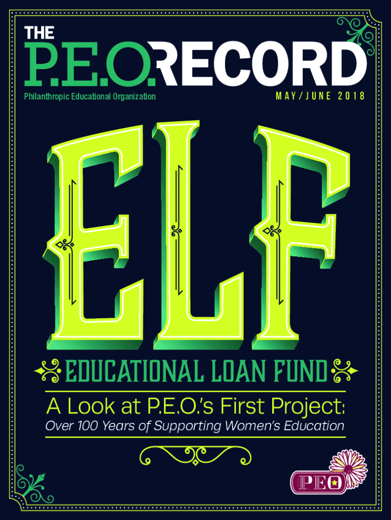 Fillable Online P.E.O. Philanthropic Projects Fact Chart Fax Email ...