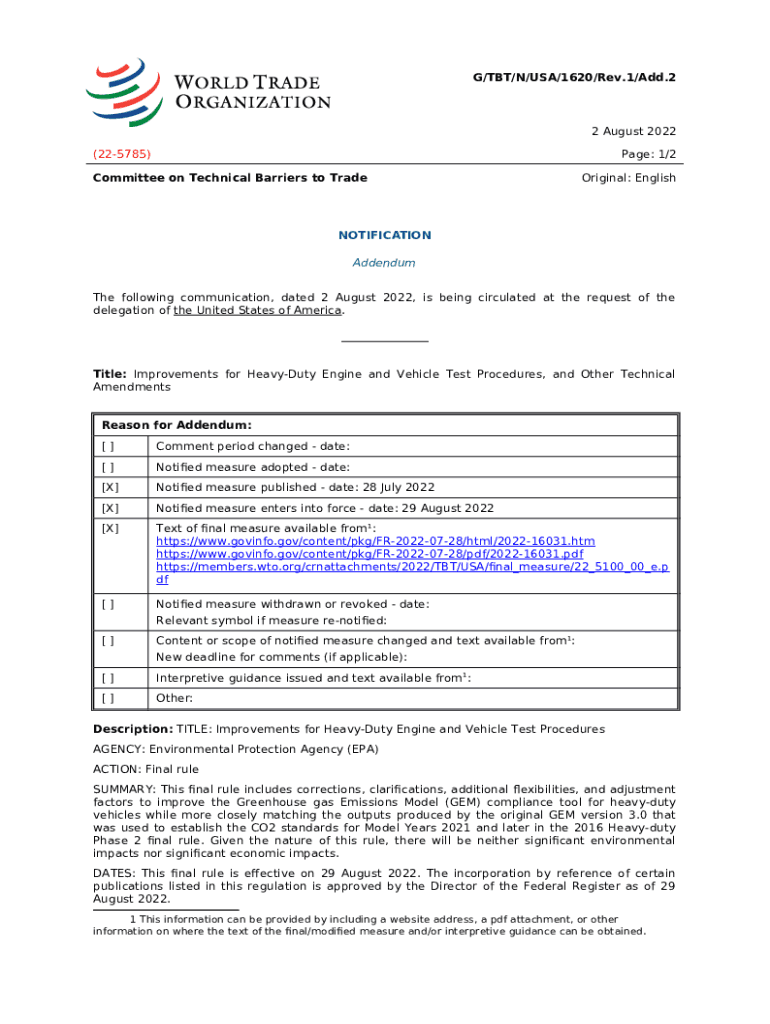 G/TBT/GEN/1/Rev.4 - WTO Documents Online Doc Template | pdfFiller