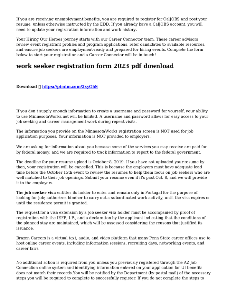 Fillable Online Caljobs login: Fill out & sign online Fax Email Print ...