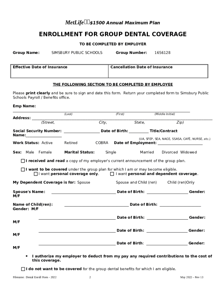 FSA Enrollment Period12/05/22 Doc Template | pdfFiller