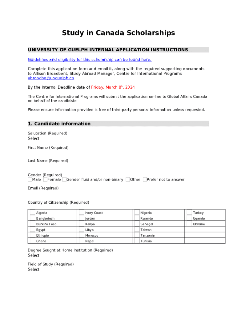 Did anyone get bursary/full fund scholarship to study in ... Doc Template | pdfFiller