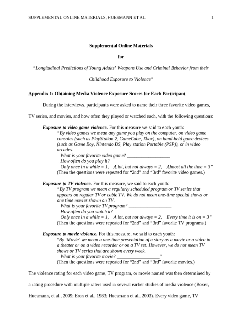 Longitudinal predictions of young adults' weapons use and ... Doc ...