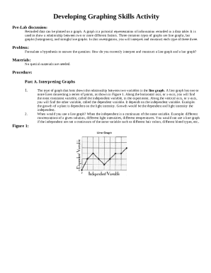 Using Graphing Skills WS.docx - Name Class Date Doc Template | pdfFiller