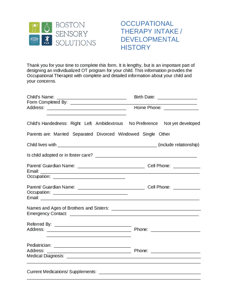 Completing the Development Intake Assessment Doc Template | pdfFiller