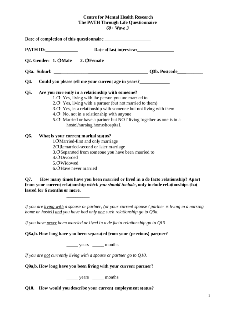 Views on sharing mental health data for research purposes - nceph anu edu Doc Template | pdfFiller