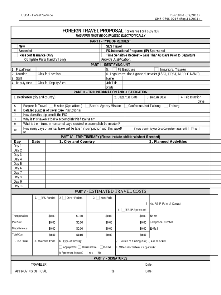 JPL IA Foreign Travel Request Procedures Doc Template | pdfFiller