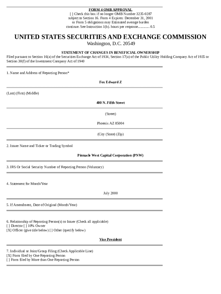 OMB APPROVAL ------------------------------ OMB Doc Templat