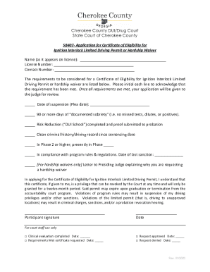 Fillable Online DUI/Drug Court Forms and Documents Fax Email Print ...