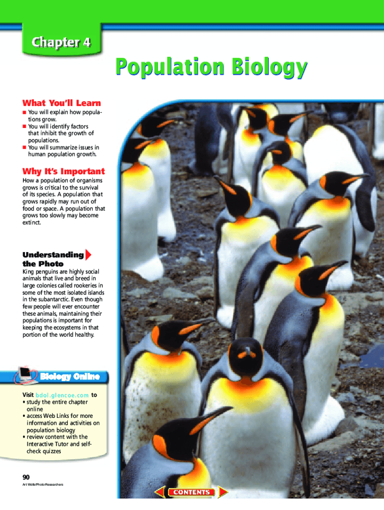 Fillable Online Biology 311: Chapter 53: Population Ecology: Reading ...
