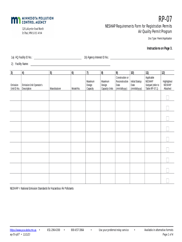 Rp07 - Fill Online, Printable, , Blank Doc Template | pdfFiller