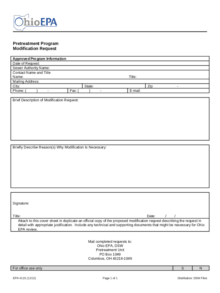 STATE OF OHIO Industrial Discharges to Publicly Owned ... - epa ohio ...