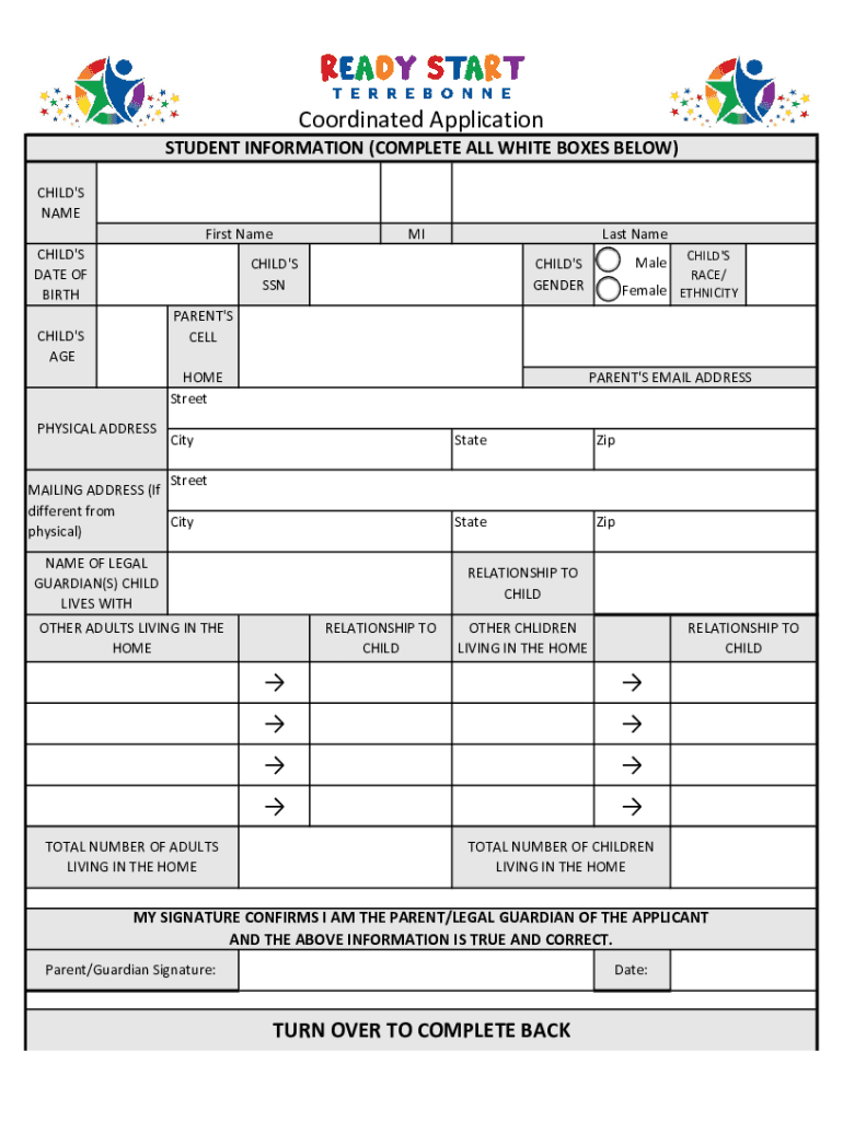 Fillable Online STUDENT INFORMATION (COMPLETE ALL WHITE BOXES BELOW) Fax Email Print - pdfFiller
