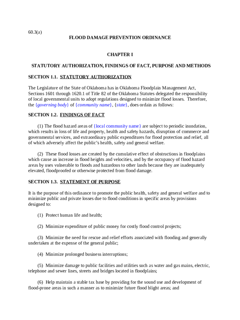 13-1-2: STATUTORY AUTHORIZATION; FINDINGS OF ... Doc Template | pdfFiller