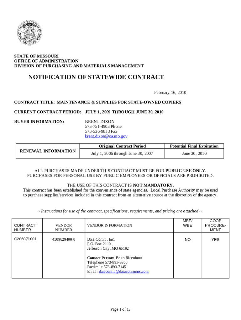 Central Purchasing Act - Oklahoma.gov Doc Template | pdfFiller