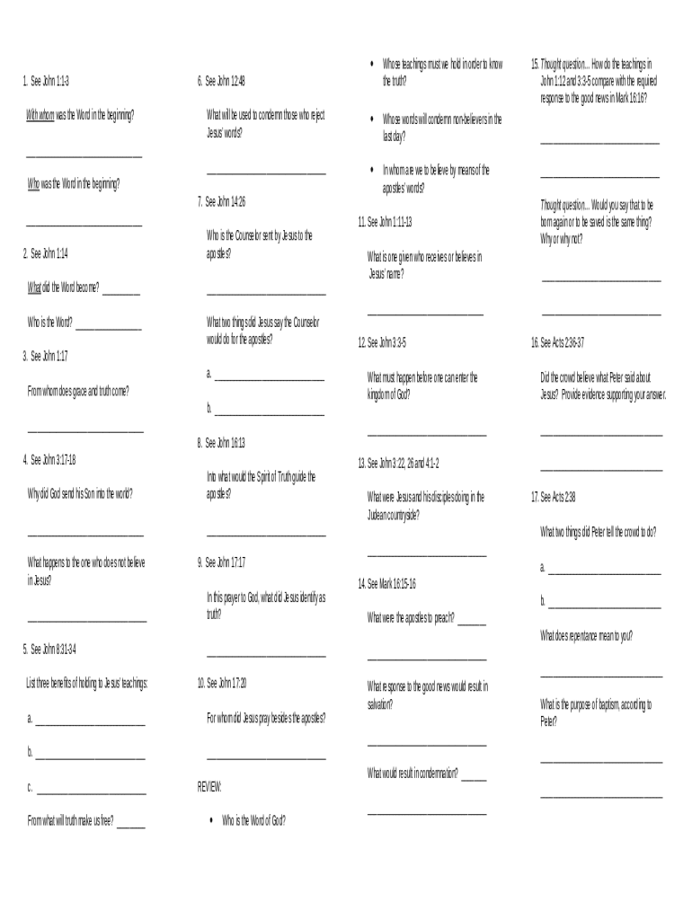 What does it mean that the Word was in the beginning ... Doc Template ...