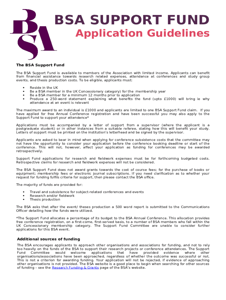 Award and Special Fund Descriptions Doc Template | pdfFiller