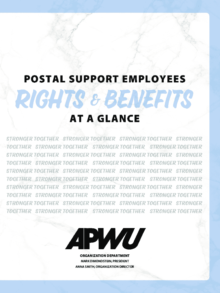 Fillable Online Welcome to the Union - APWU Salt Lake City Local 6 Fax ...