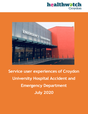 Fillable Online Service-user-experiences-of-Croydon-University-Hospital ...