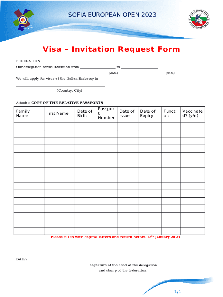 Invitation Letter For Visa Italy Pdf - Fill Online, Printable ... Doc ...