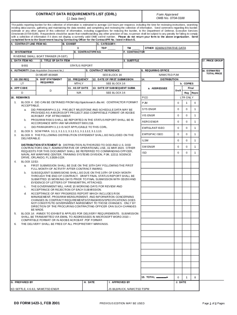 cdrl fics f001 quality assurance management.pdf Doc Template | pdfFiller
