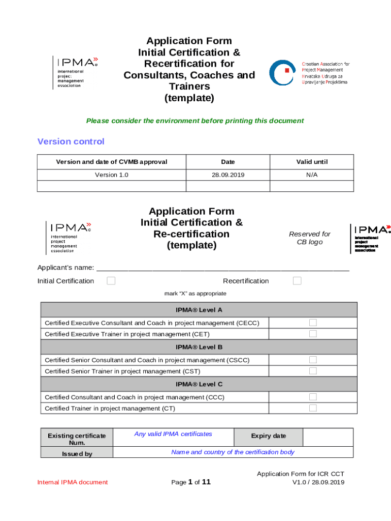 Application Initial Certification & Recertification for ... Doc ...
