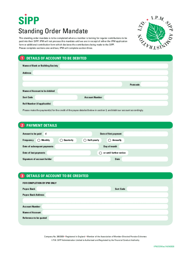 Fillable Online SIPP - Application Form Fax Email Print - pdfFiller