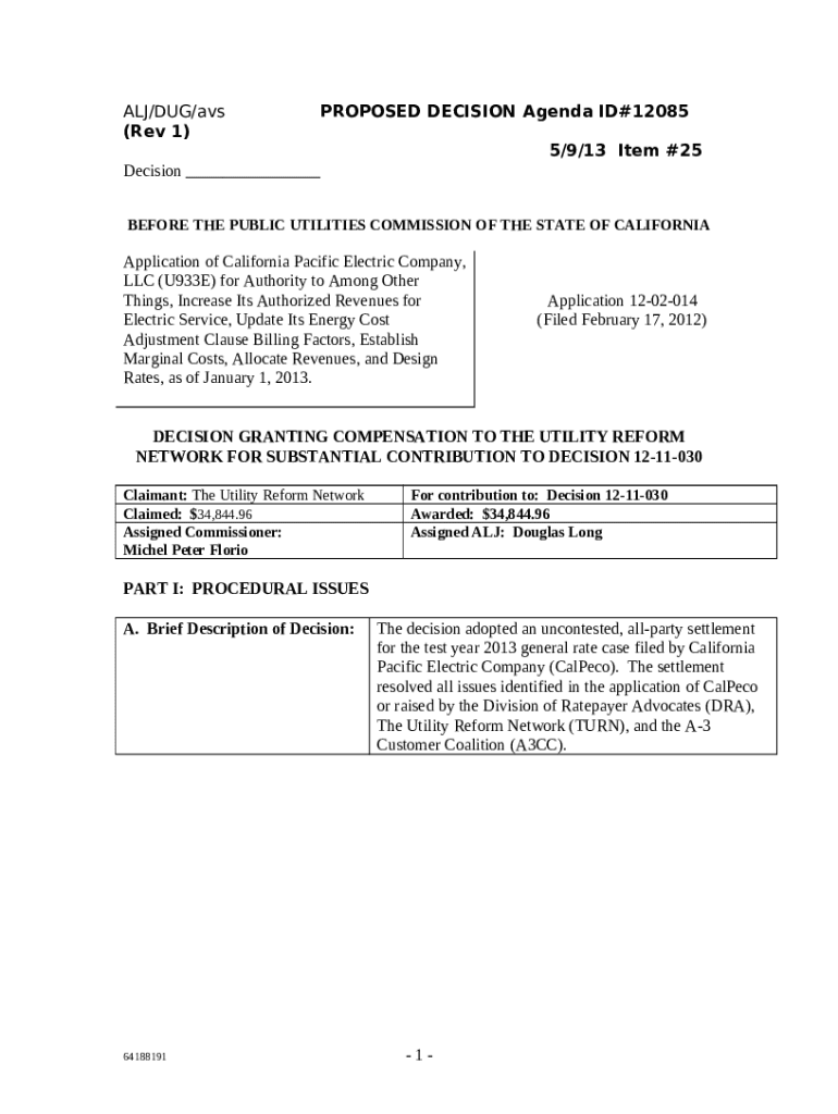 Filings for 54585 - PUC Interchange - Texas.gov - docs cpuc ca Doc ...