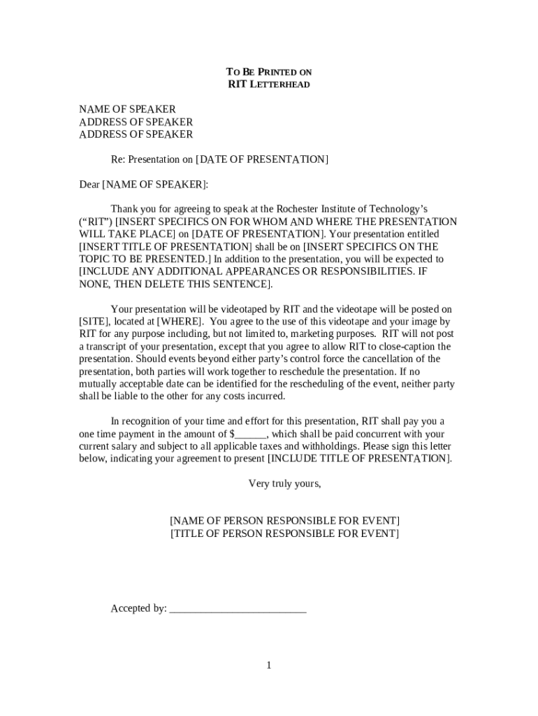 How to Write a Conference Speaker Thank-You Letter Doc Template | pdfFiller