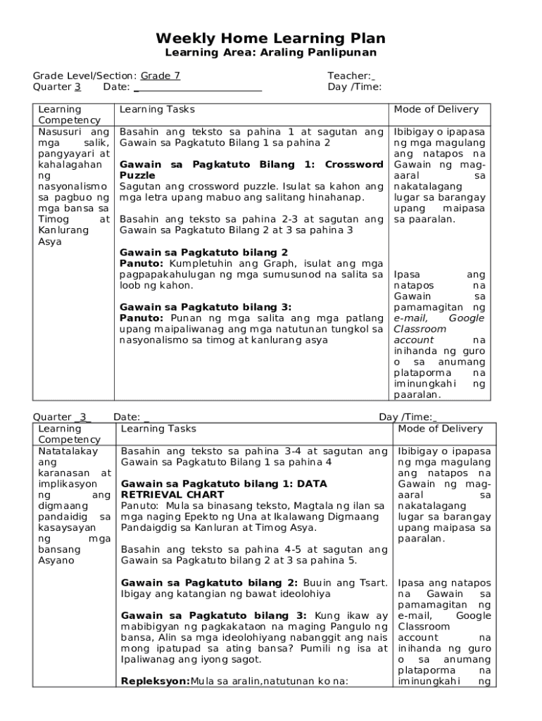 The Basic Education Learning Continuity Plan in the Time of ... Doc ...