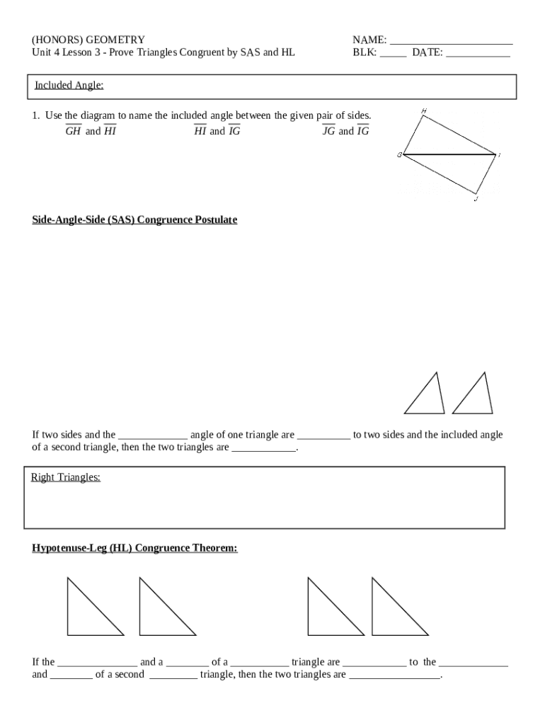 Theorem 20: If two sides of a triangle are congruent, the ... Doc Template | pdfFiller