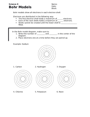 Draw Bohr atomic model with electron shells in TeX? Doc Template ...