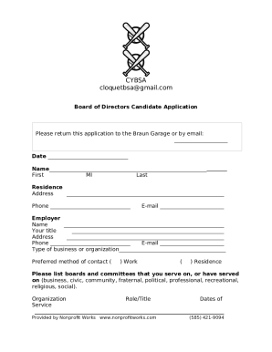 Preferred method of contact () Work() Residence Doc Template | pdfFiller