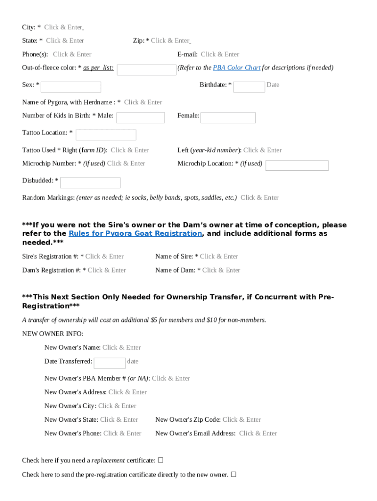 PBA Registration PayPal Doc Template | pdfFiller